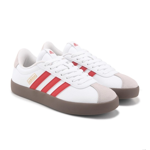adidas | Shoes | Womens Adidas Vl Court 3 Sneaker Red | Poshmark